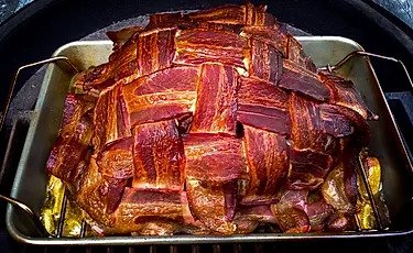 Kamados | Recipes | Bacon Wrapped Smoked Turkey | USA