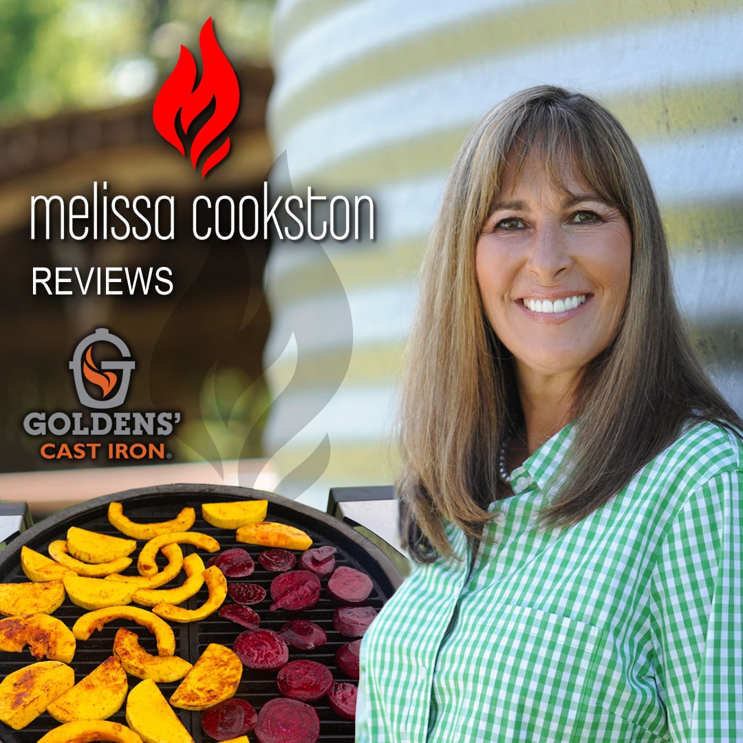 7 Time World BBQ Champ Melissa Cookston reviews Goldens' Cast Iron!