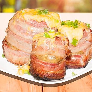 Wood-Fired Grilled Cheesy Potato Volcanoes | Recipes