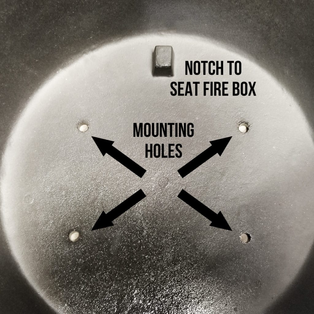 Cast Iron Fire Box | Goldens' Cast Iron | Kamado | Made in USA