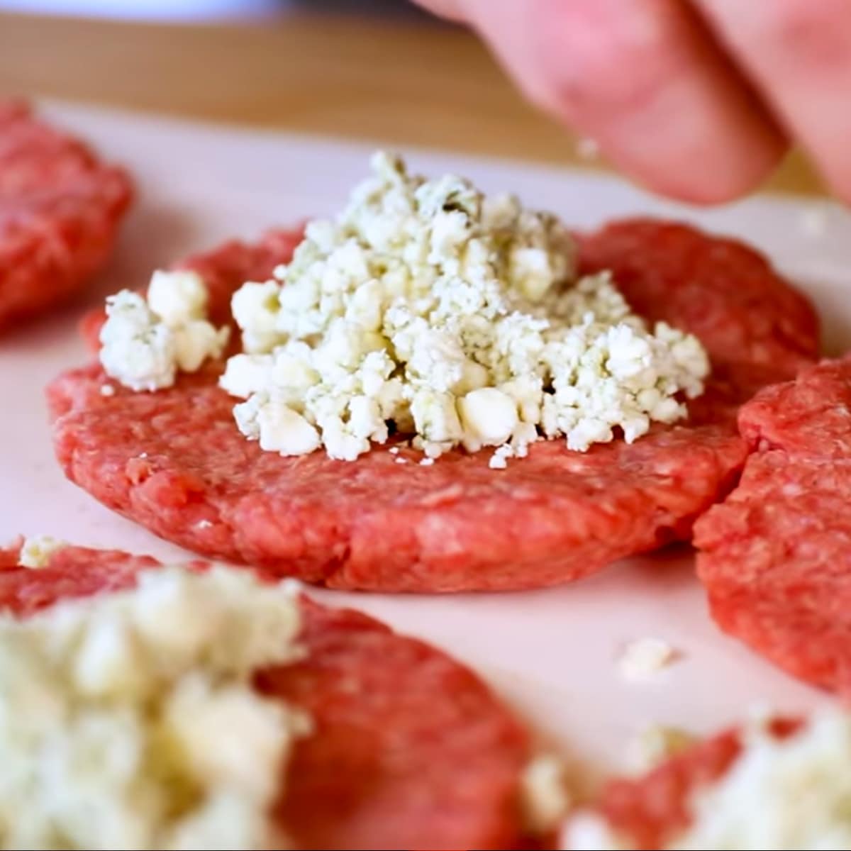 Blue Cheese Stuffed Burgers | Goldens' Cast Iron | Heath Riles BBQ