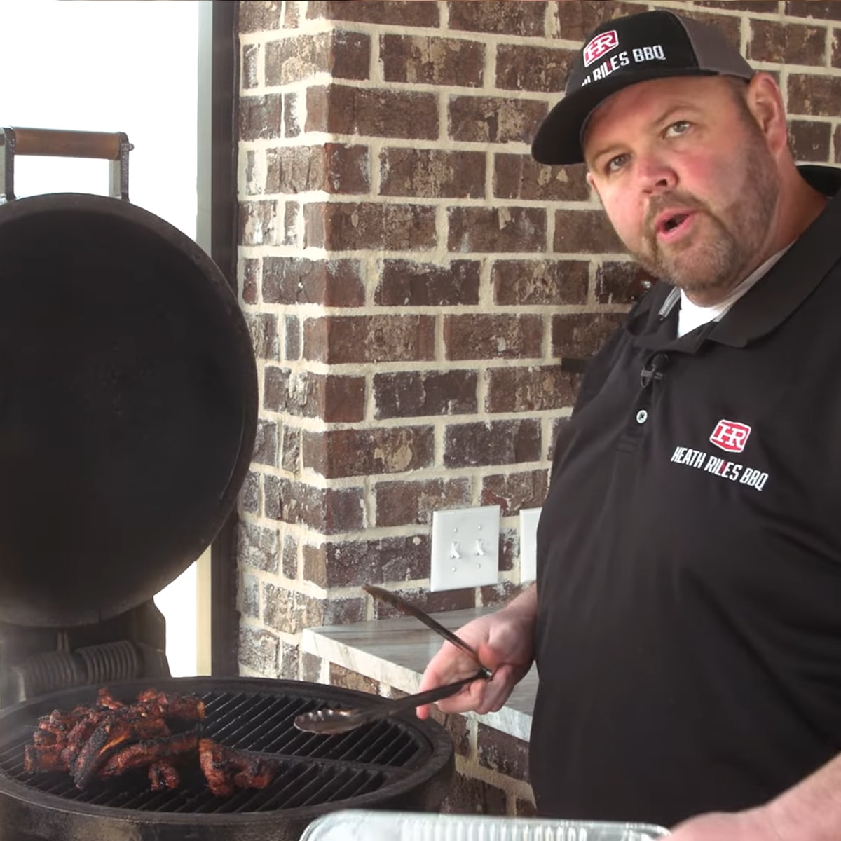 Hot Cherry Buffalo Ribs | Goldens' Cast Iron | Heath Riles BBQ