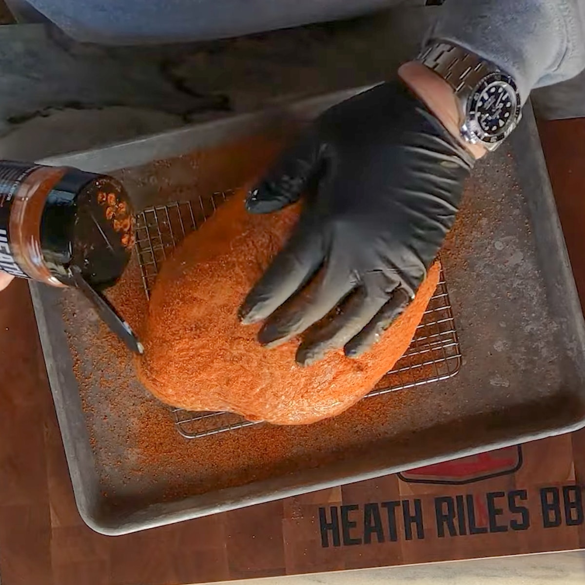 Hot Cherry Buffalo Ribs | Goldens' Cast Iron | Heath Riles BBQ