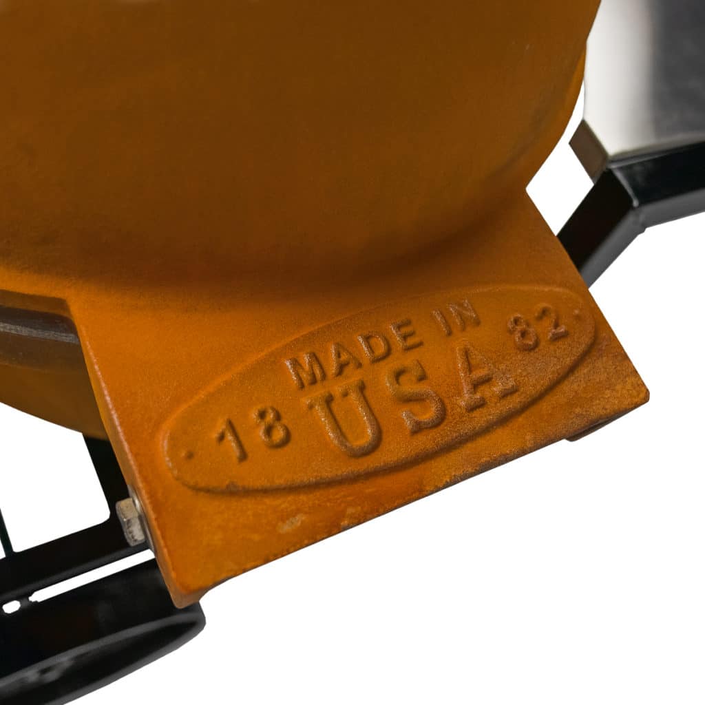 Rustic Goldens' Cast Iron 14" Mini Kamado Cooker | Made in USA